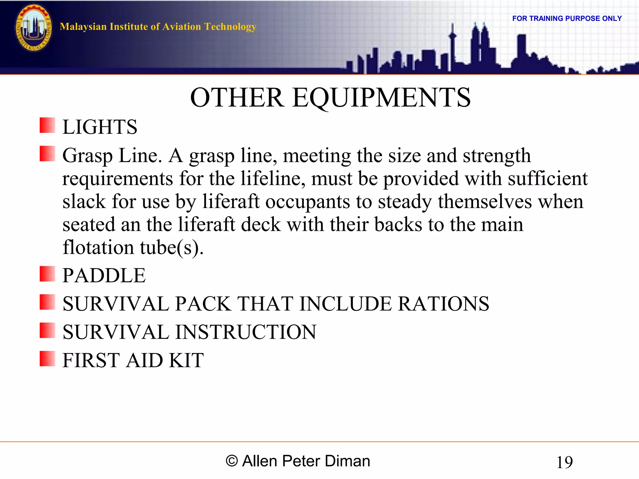 Emergency and role equipment | PPT