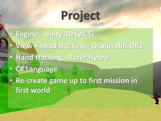 Basic VR Development Tutorial Integrating Oculus Rift and Razer Hydra ...