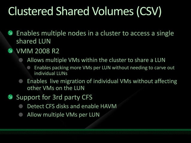 SVR205 Introduction to Hyper-V and Windows Server 2008 R2 with Microsoft System Center Virtual ...