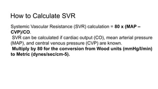 SVR and PVR - UNDERSTANDING (1).pptxfgkjdfjk | PPTX | Heart and ...