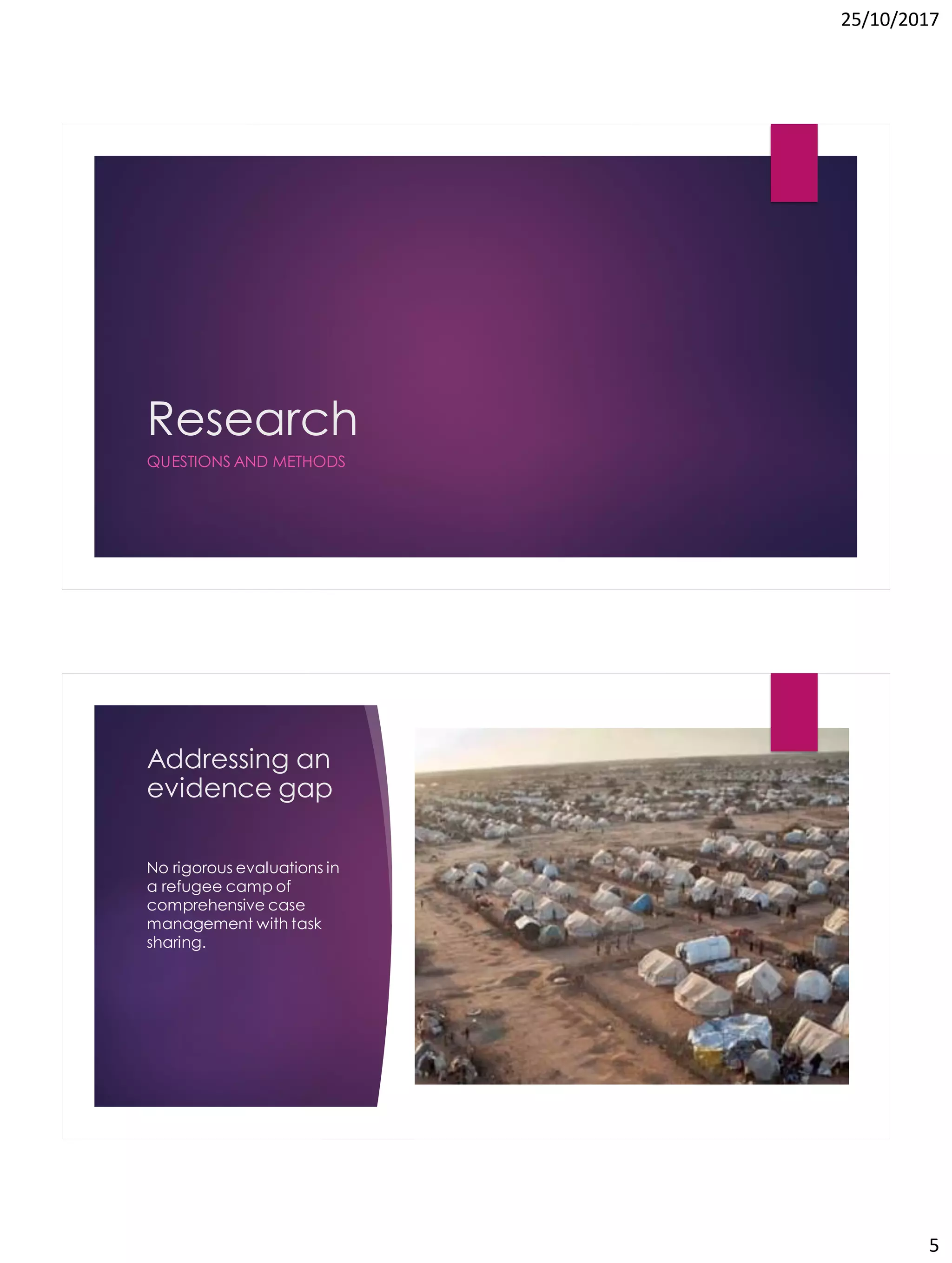 What is an effective model of care for GBV survivors in a refugee camp ...