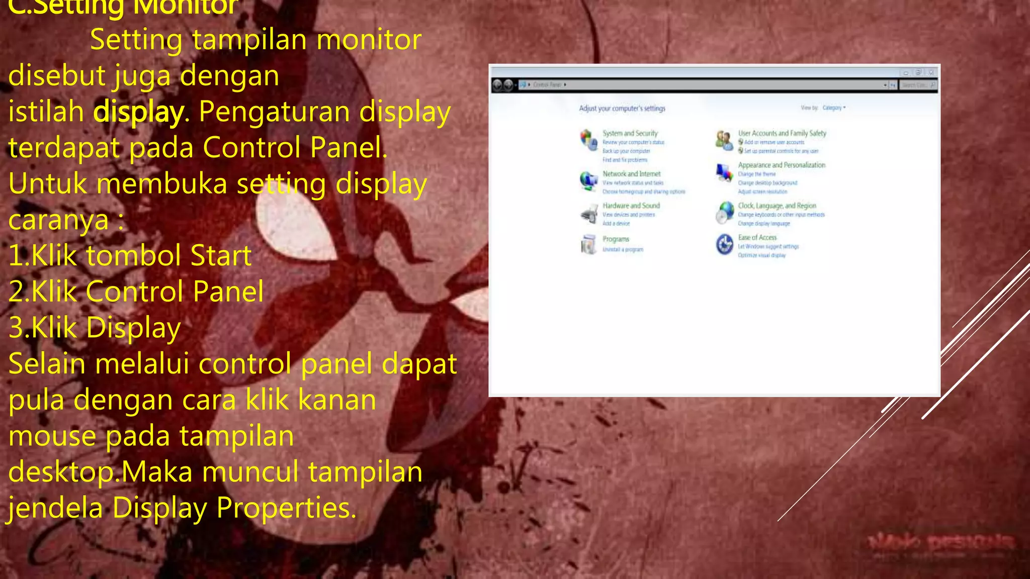 Materi TIK Setting Peripheral pada Komputer | PPTX