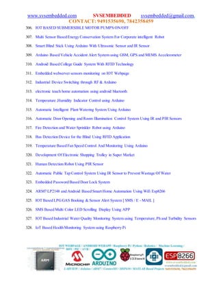 Svsembedded latest embedded_project_list_02_08_2020 | DOCX