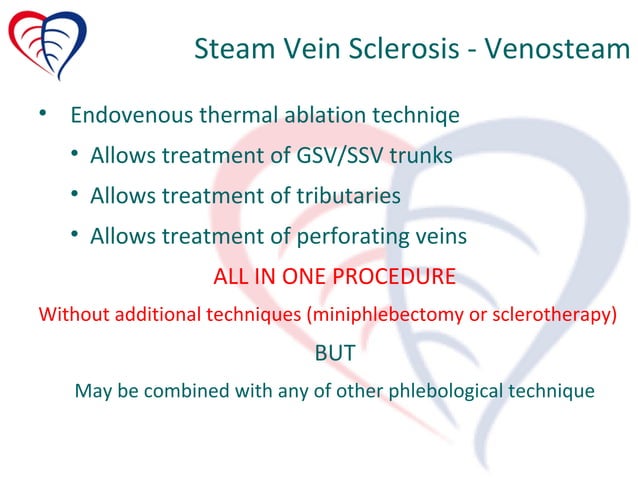 Steam Vein Ablation is safe and efficacious | PPT | Skin and ...