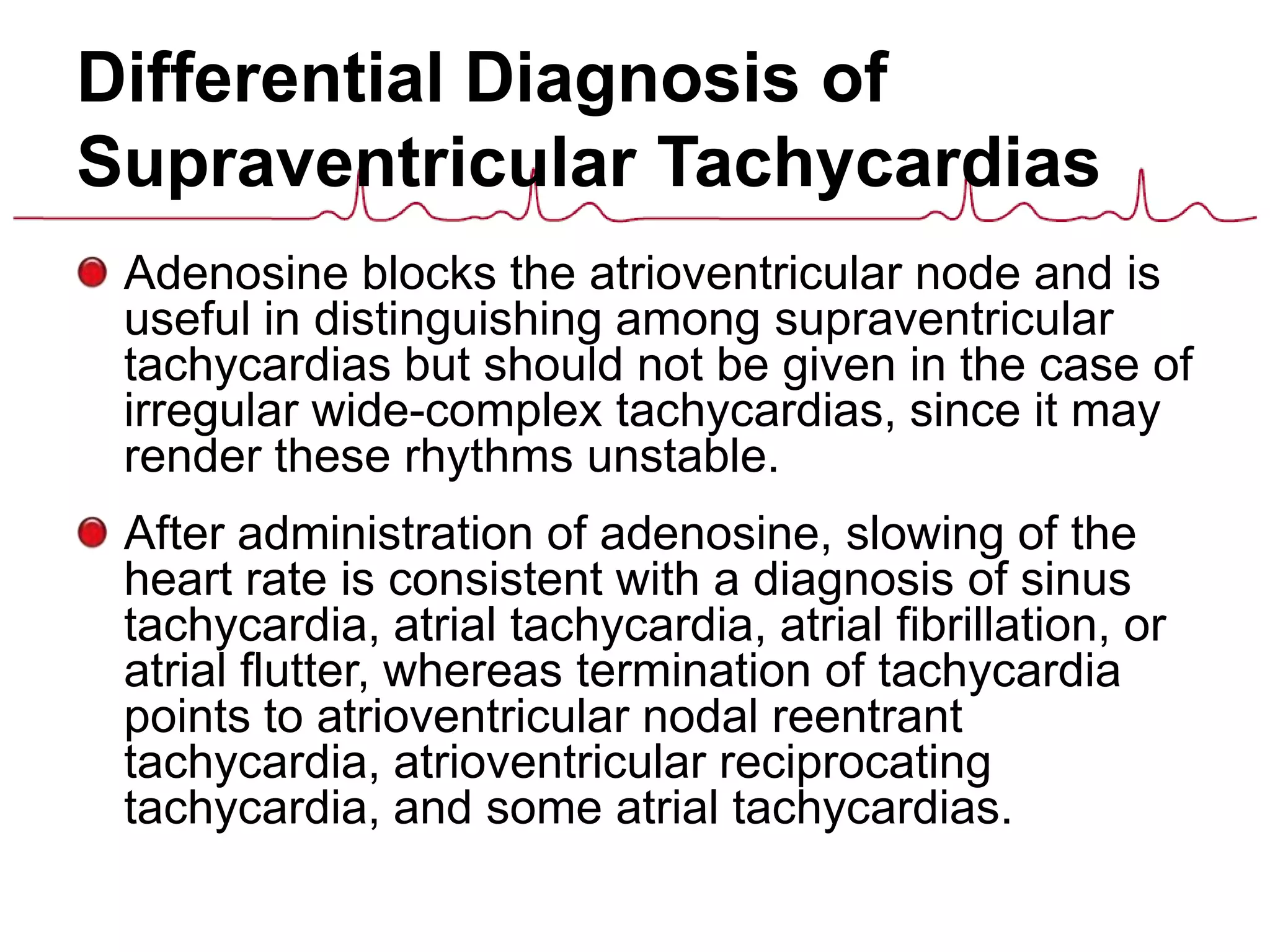 Evaluation and Initial Treatment of Supraventricular Tachycardia | PPTX
