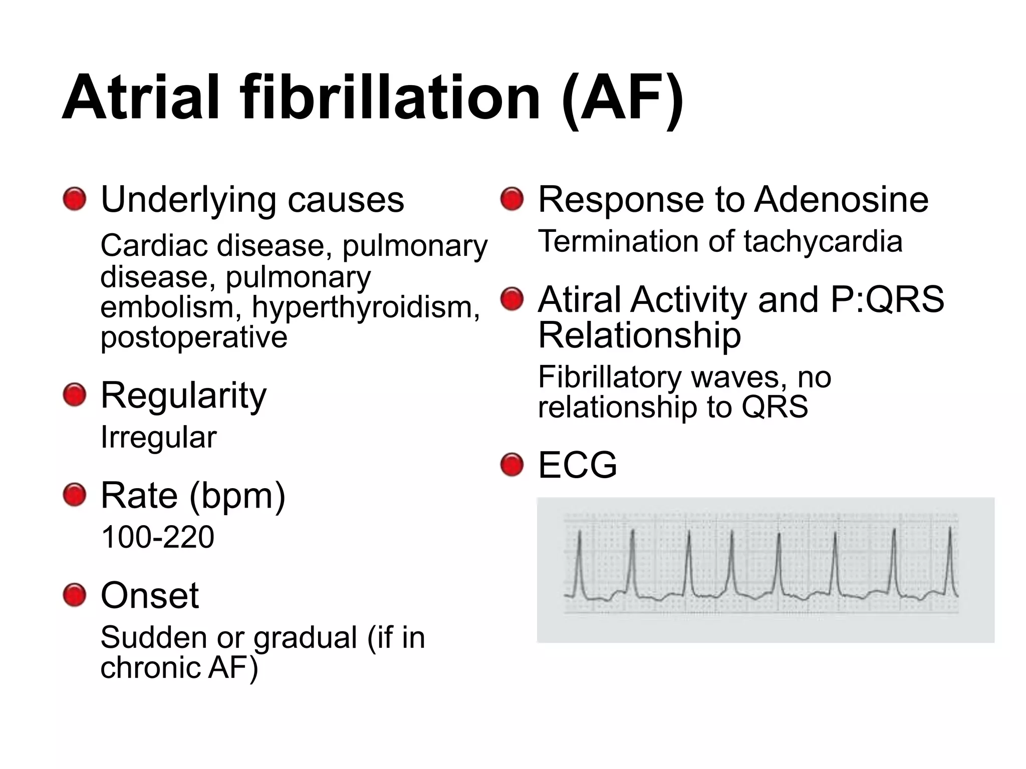 Evaluation and Initial Treatment of Supraventricular Tachycardia | PPTX