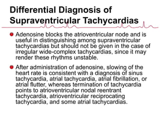 Evaluation and Initial Treatment of Supraventricular Tachycardia | PPTX