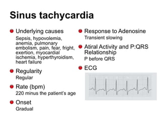 Evaluation and Initial Treatment of Supraventricular Tachycardia | PPTX