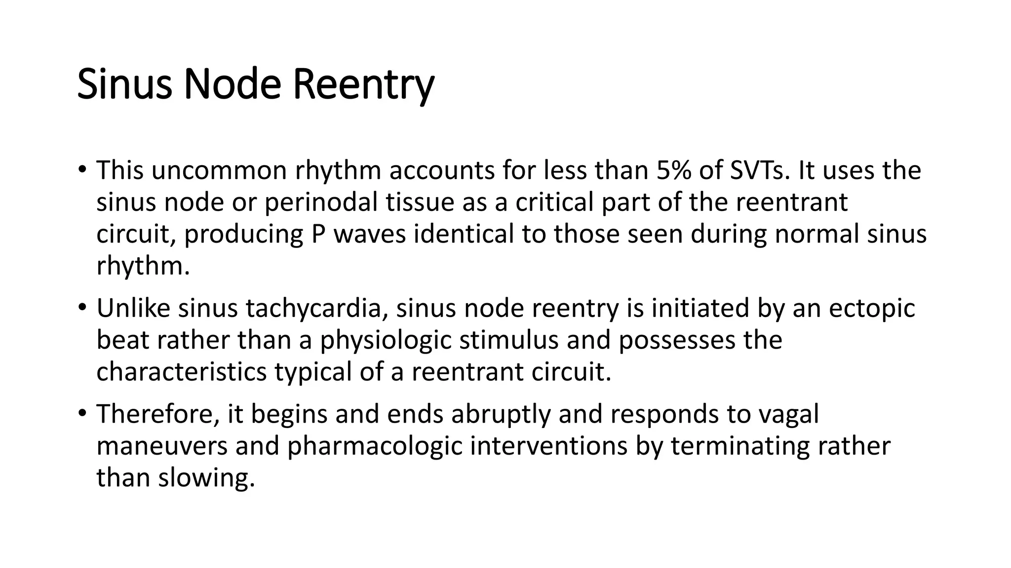 SUPRAVENTRICULAR TACHYCARDIA - SVT | PPTX
