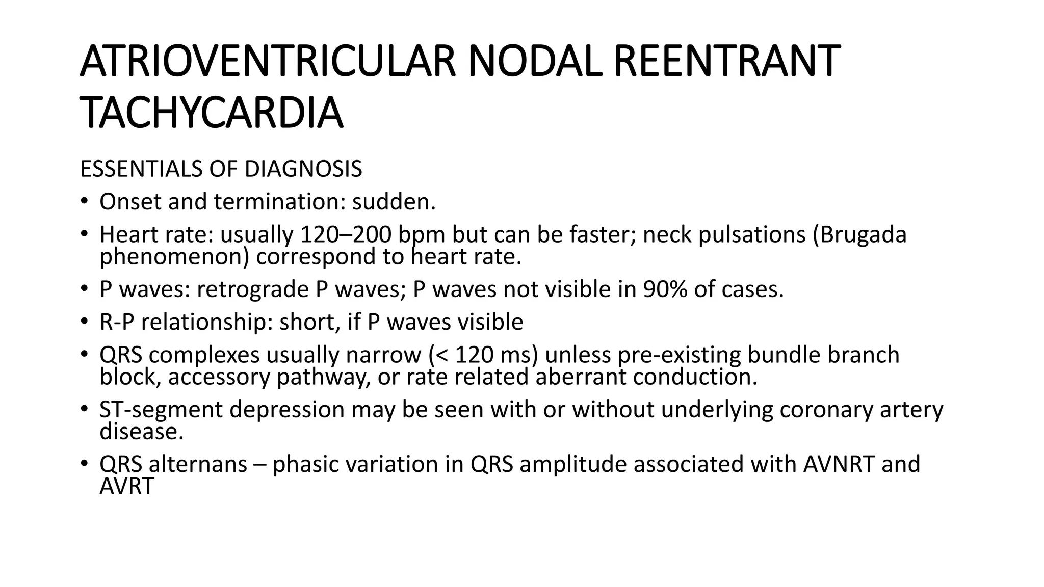 SUPRAVENTRICULAR TACHYCARDIA - SVT | PPTX
