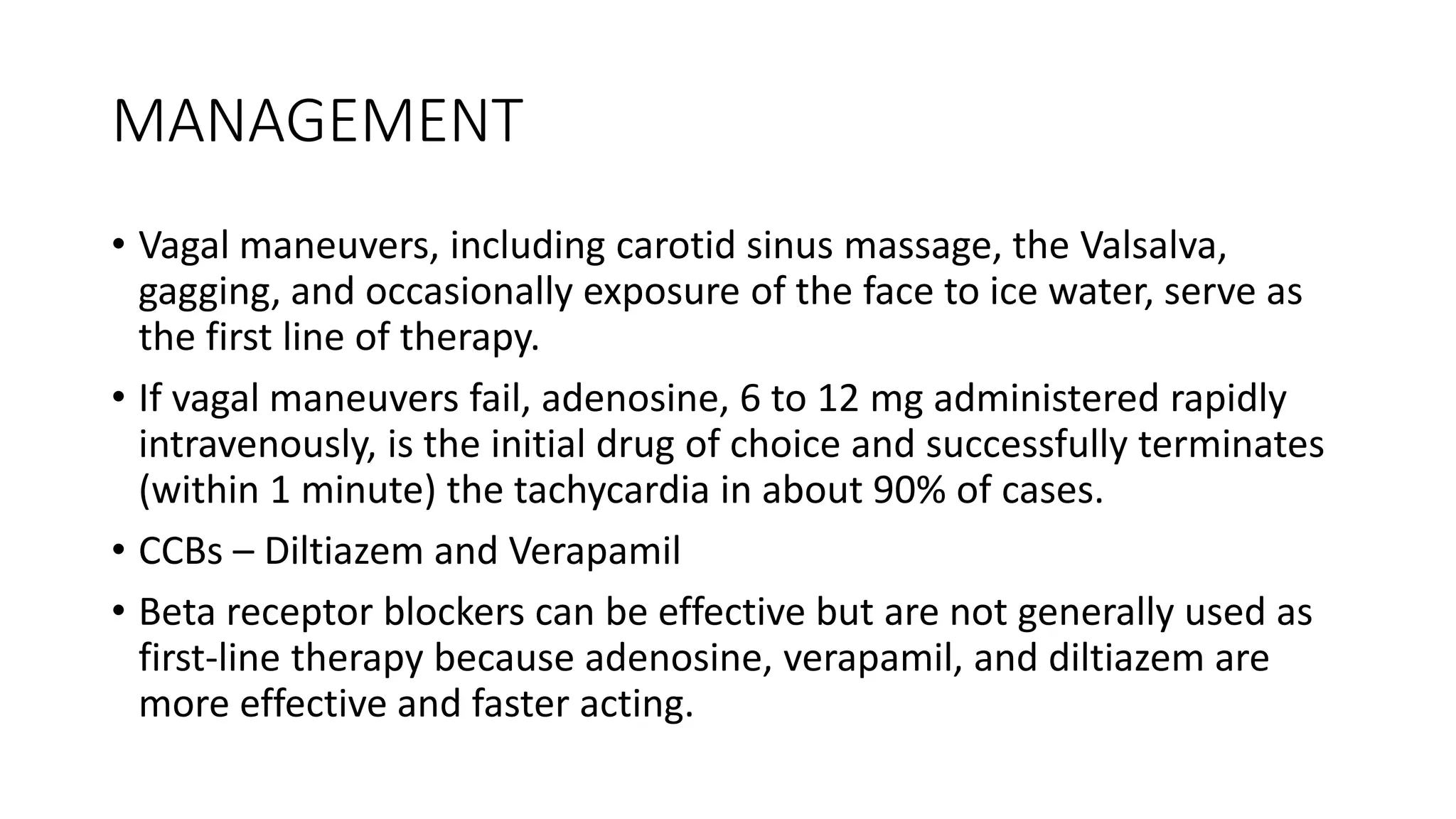 SUPRAVENTRICULAR TACHYCARDIA - SVT | PPTX