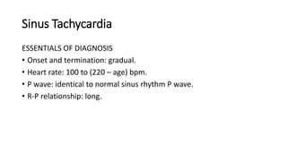 SUPRAVENTRICULAR TACHYCARDIA - SVT | PPTX