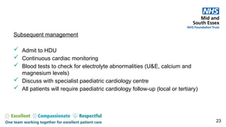 SVT presentation in children with ecg pictures | PPTX