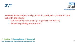 SVT presentation in children with ecg pictures | PPTX
