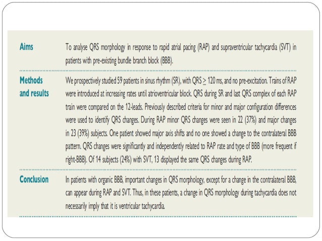 supraventricular tachycardia (SVT) with aberrancy | PPT