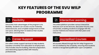 SVU WILP Programme | Shri Venkateshwara University – Online Vidya | PDF