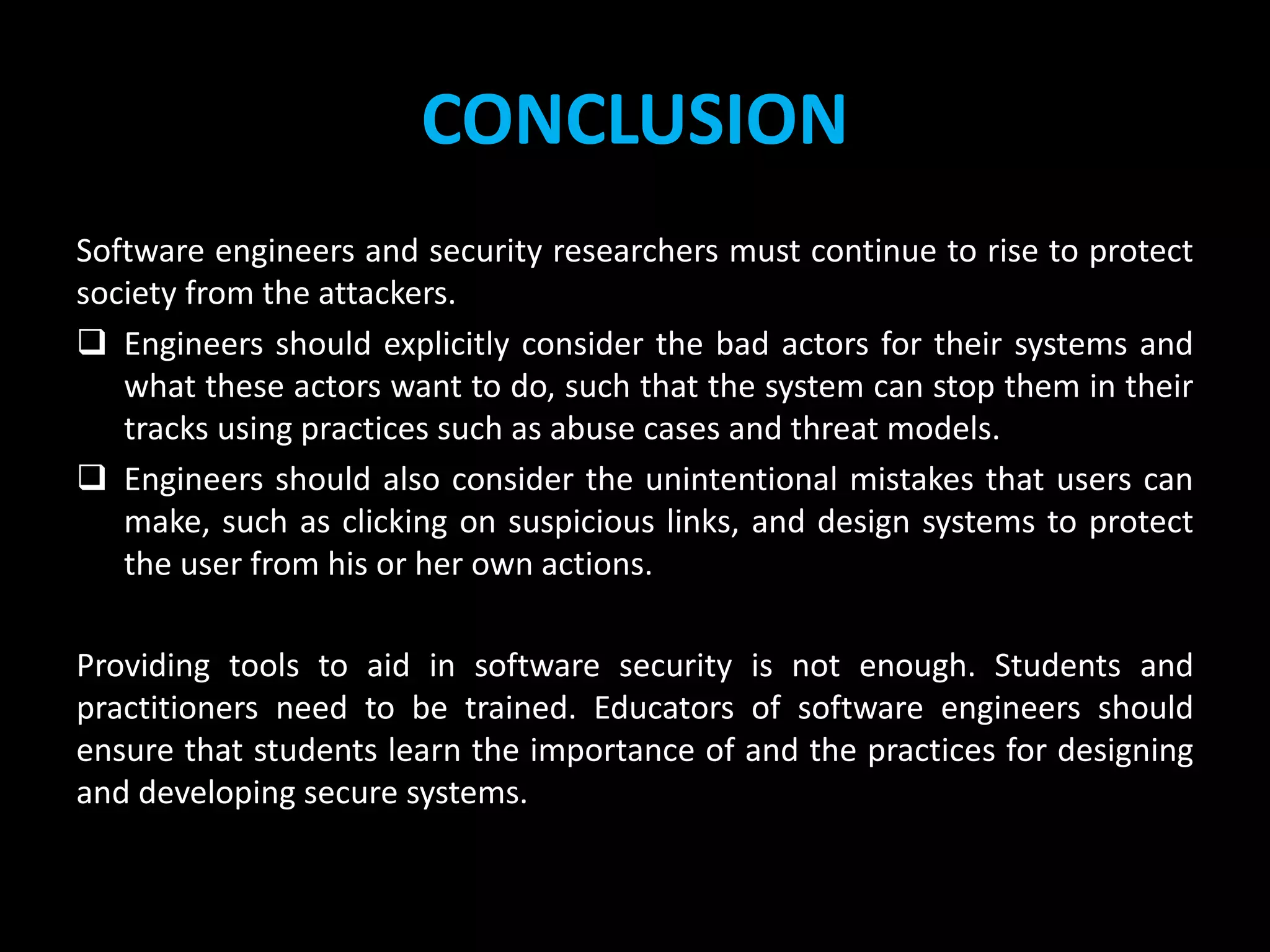 Engineering Security Vulnerability Prevention, Detection, and Response | PPT