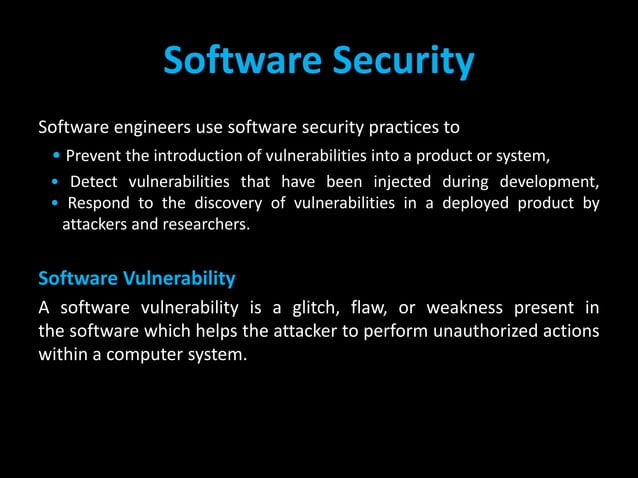 Engineering Security Vulnerability Prevention, Detection, and Response ...