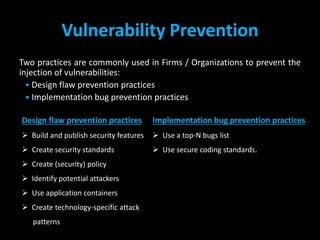 Engineering Security Vulnerability Prevention, Detection, and Response ...