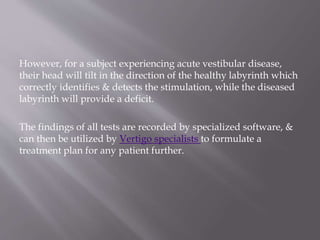 What is Subjective visual vertical diagnosis test (SVV Test)? | PPT