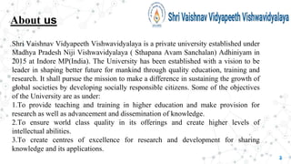 Shri Vaishnav Vidyapeeth Vishwavidyalaya top University in Madhya ...