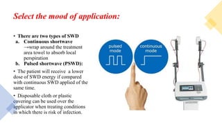 Short wave Diathermy | PPTX
