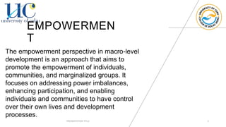 SW-213BPerspectives_Empowerment.pptx Social Work | PPTX