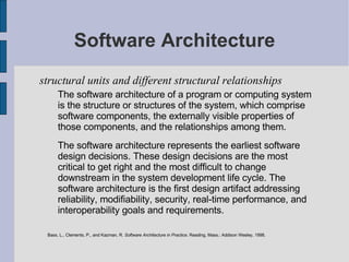 SW Architecture Monolithic to SOA | PPT