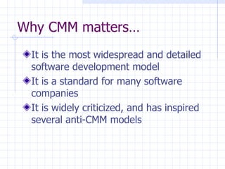 Sw Cmm | PPT