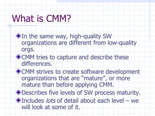Sw Cmm | PPT