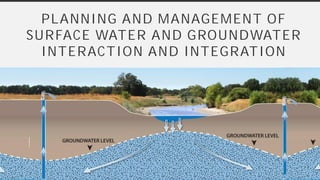 Surface Water and Groundwater Interaction | PDF