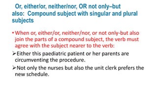 SW-LECTURE 1-SUBJECT VERB AGREEMENT (1).pptx