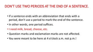 SW-LECTURE 1-USES OF PERIOD AND COMA (1).pptx