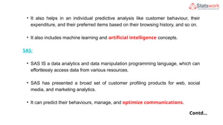 Statistical Data Analysis Service | Statistics Services – Statswork | PPTX