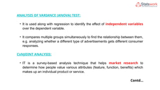 Statistical Data Analysis Service | Statistics Services – Statswork | PPTX