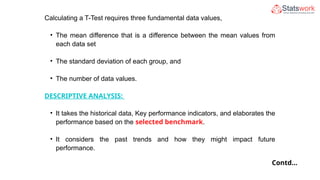 SW-Popular statistical data analysis tools and techniques used in market research.pptx