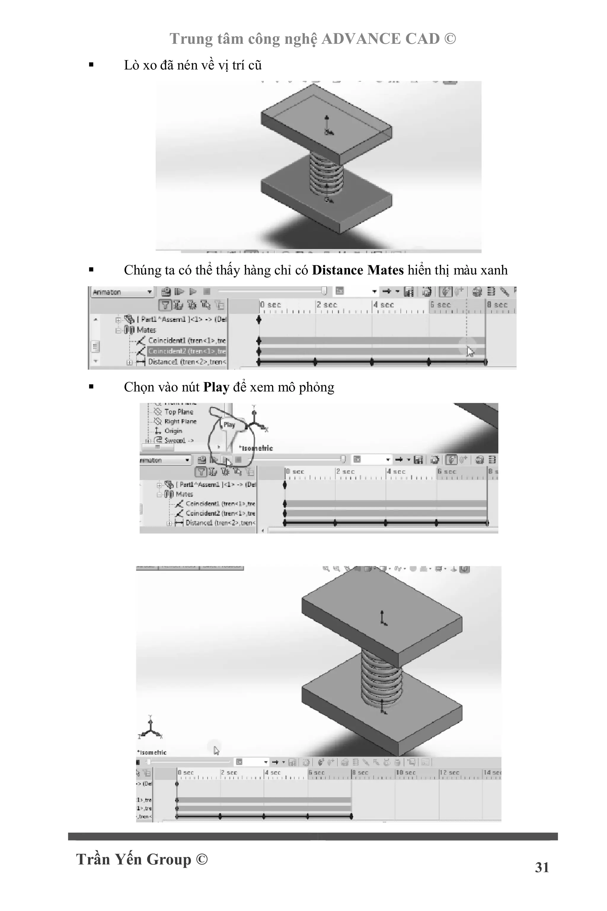 Mô phỏng chuyển động với Solidworks Motion (demo) | PDF