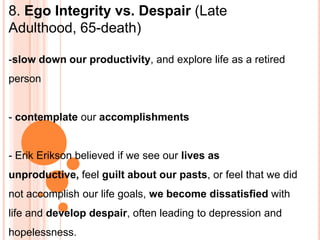 Erikson, Horney, Jung Stages of Psychosocial Devt with example | PPTX