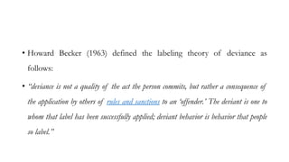 SW Reviewer Labelling Theory Education. | PPT