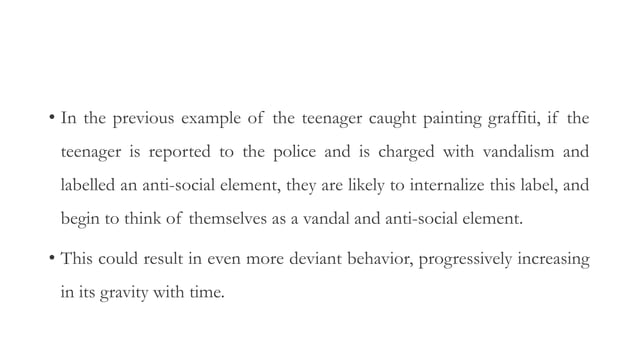 SW Reviewer Labelling Theory Education. | PPT