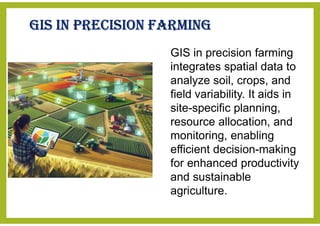 seminar :- PRECISION FARMING AND THEIR TOOLS USE IN AGRICULTURE | PDF