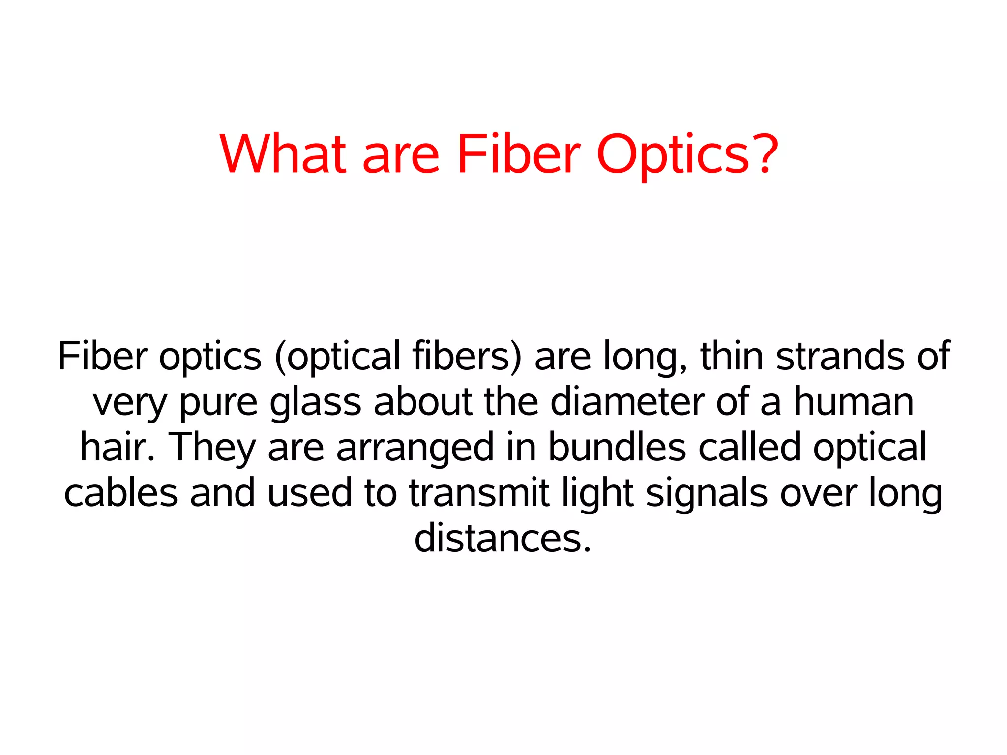 How Fiber Optics Work | PDF | Physics | Science