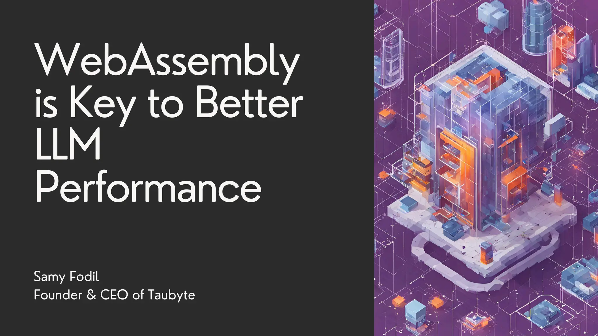 WebAssembly is Key to Better LLM Performance | PDF