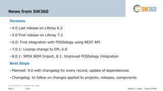 SW360 Update Tooling Telco | PPT