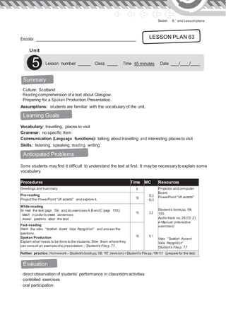 Sw8 lesson plans_term3 | PDF