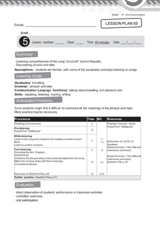 Sw8 lesson plans_term3 | PDF