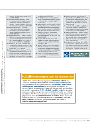Comparison of 3 d shoulder complex kinematic part 1 | PDF