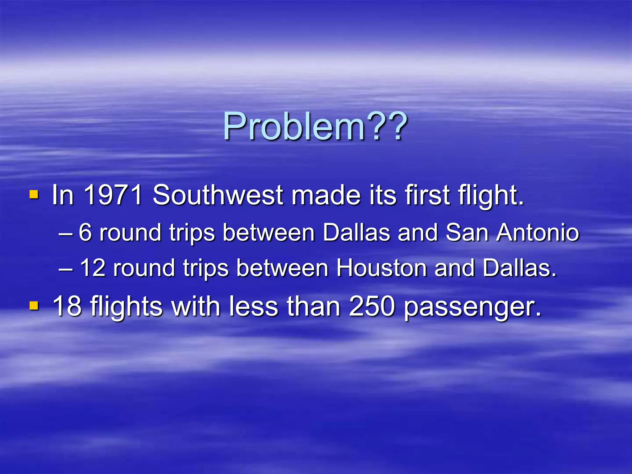 strategic Management of South West Airlines | PPTX