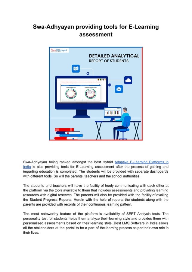 Swa-Adhyayan providing tools for E-Learning assessment.pdf