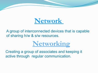 networking basics and fundamentals concepts | PPTX